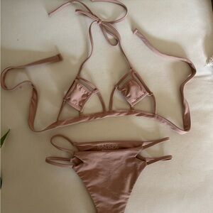 Swim | Siempre Golden Dtla Bikini Set | Poshmark
